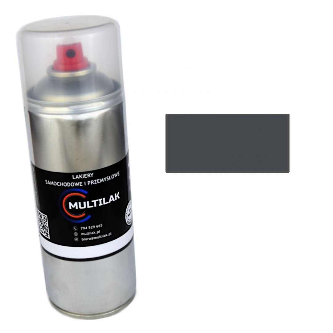 Lakier aerozol RAL 7024 Multilak 400ml MAT do frontów meblowych, mebli ...